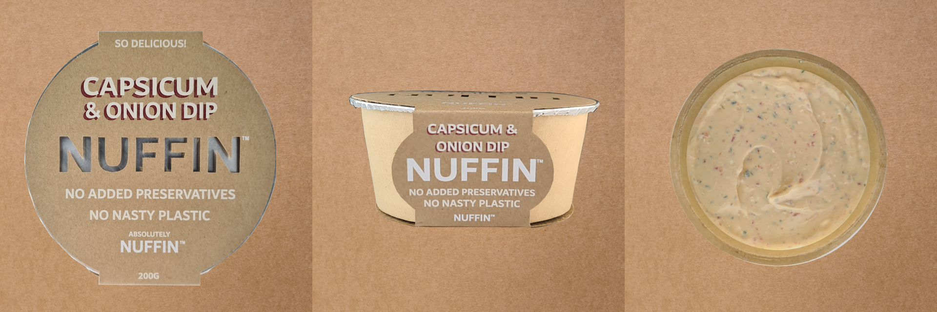 ROASTED CAPSICUM & ONION DIP – NUFFIN™
